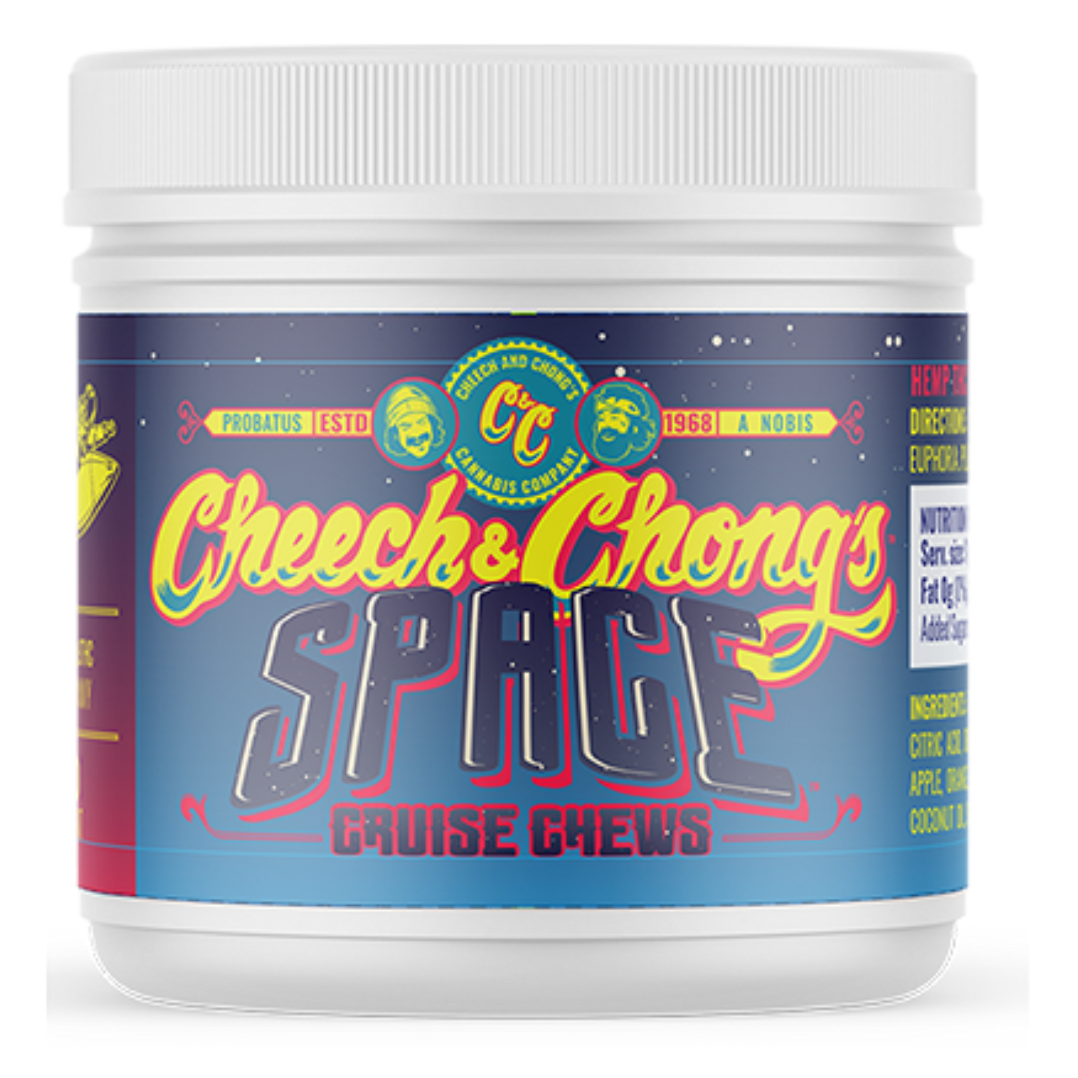 Space Chews Delta-9 THC Gummies - Mixed Tropical (300 mg THC) – Cheech ...